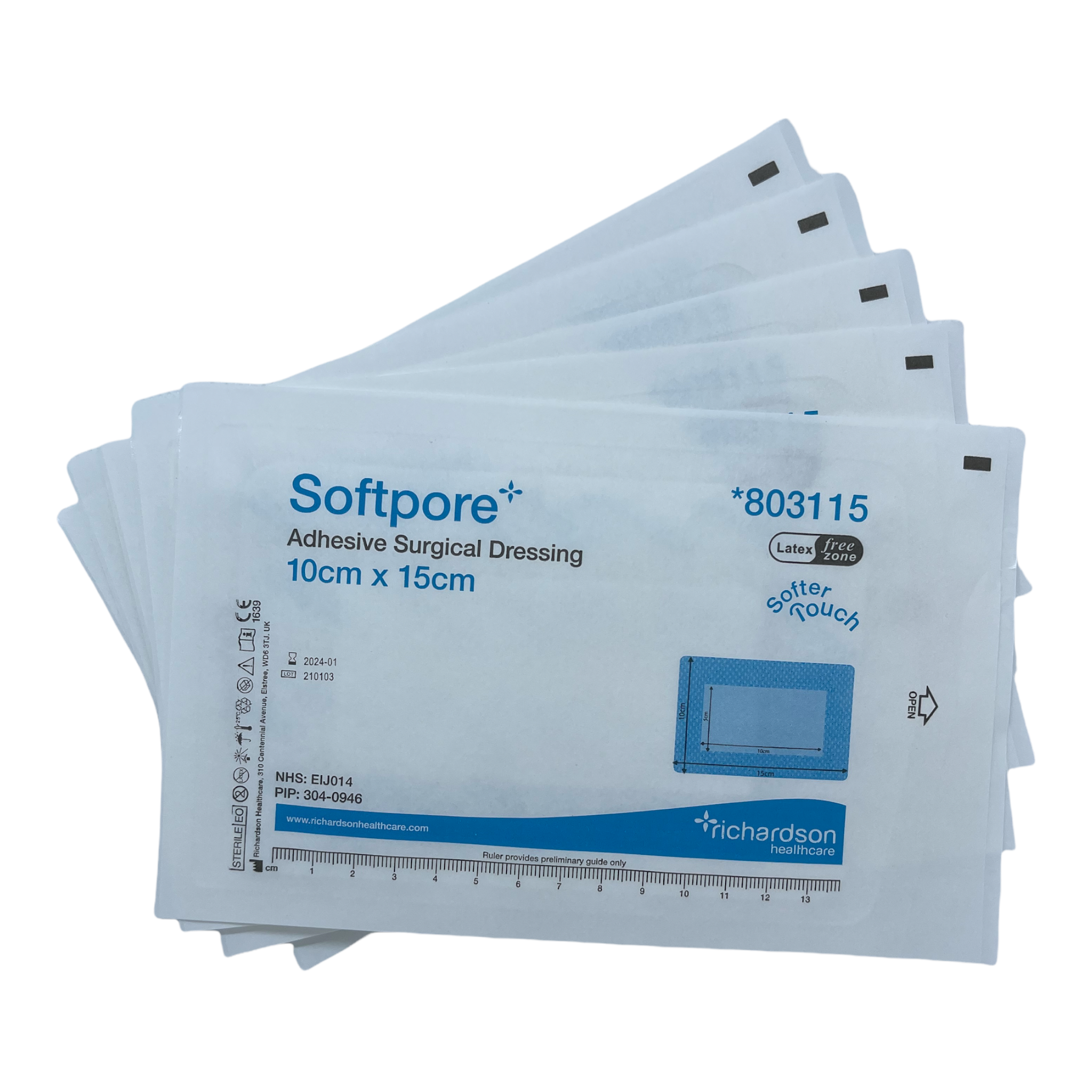 Softpore Adhesive Water Repellant Dressings – Apex Hygiene